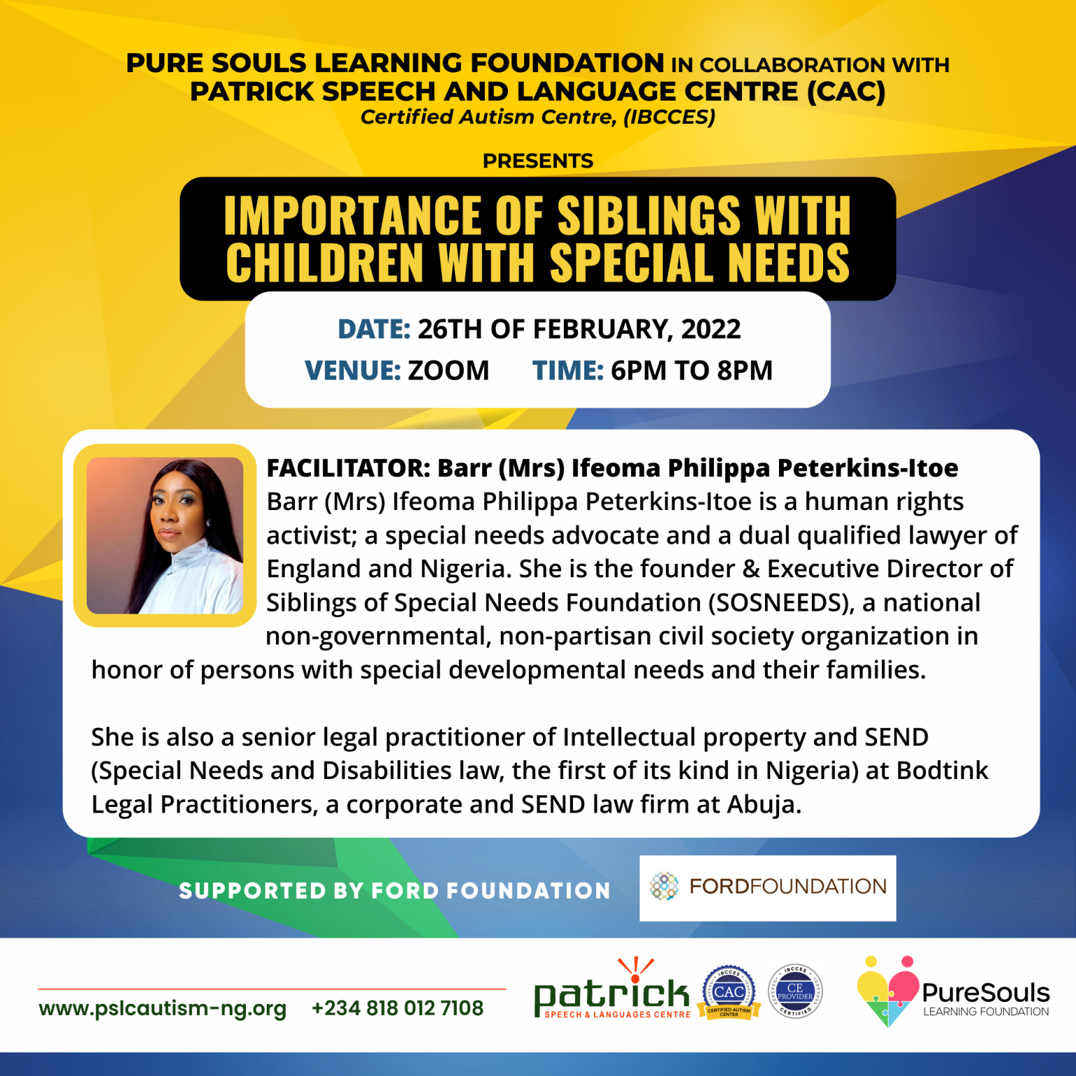 Pure Souls Learning Foundation – Support and care for Autistic children